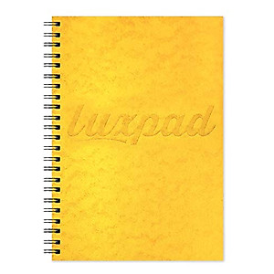 Luxpad 120 Page A5 FSC Wirebound Notebook with Durable Pressboard Covers [Assorted Pack of 10]