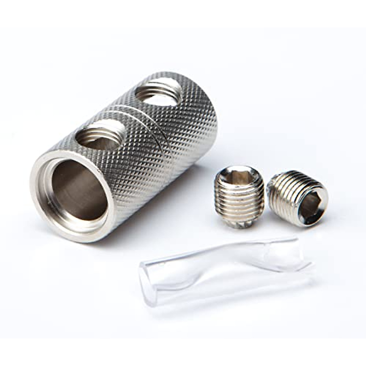 Harmony Audio HA-WC0 Car Stereo Power or Ground 1/0 Gauge Wire Splice Coupler - Nickel Plated