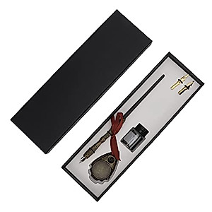 VADUMA Handcrafted Calligraphy Pen Set Fountain Dip Pen Vintage Pen Set English Calligraphy Pen Set Pens Set for Beginners