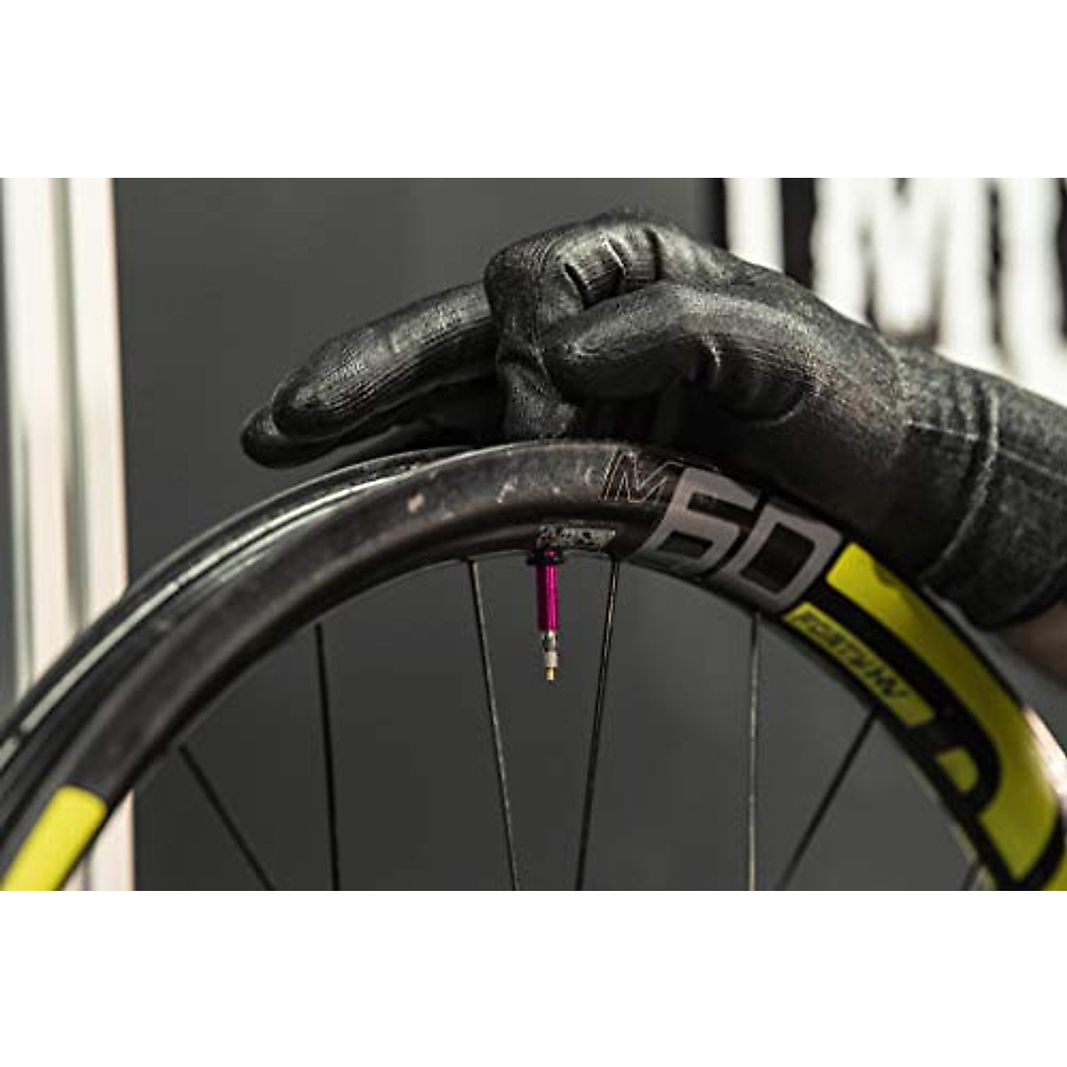 Muc Off 1051 Black Tubeless Presta Valves, 44mm - Premium No Leak Bicycle Valves with Integrated Valve Core Removal Tool