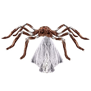 Spirit Halloween 21 Inch Brown Jumping Spider Animatronics - Decorations