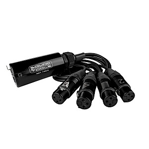 Sound Tools CAT Tails FX - Female XLR Breakout 4 Lines of XLR Analog Audio, AES3, DMX or COM
