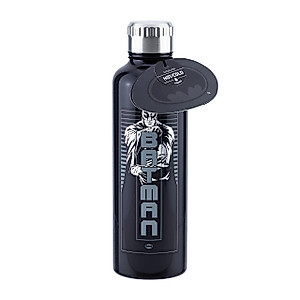 Paladone Batman Metal Water Bottle | Officially Licensed Superhero Merchandise