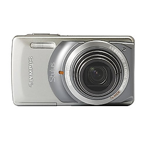 Olympus Stylus 7010 12MP Digital Camera with 7x Dual Image Stabilized Zoom and 2.7 inch LCD (Silver)