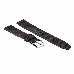 Ewatchparts 20-22MM CANVAS LEATHER WATCH BAND STRAP COMPATIBLE WITH IWC PILOT TOP GUN PORTUGUESE + BUCKLE