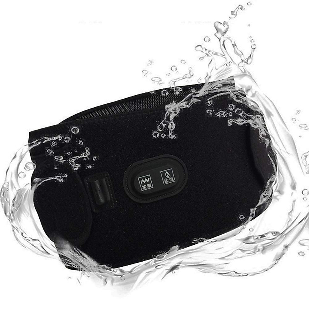 LSRRYD Heated Waist Belt Lower Back Support Belt Lumbar Support Belt for Pain Relief and Injury Prevention Double Adjustment(Without Power Bank)