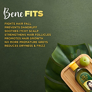 Dabur Hair Oil- Amla Gold, Serum, Almond and Henna - 300 ml - Natural Treatment for Women - Hair Fall Prevention, Scalp Nourishment and Strong