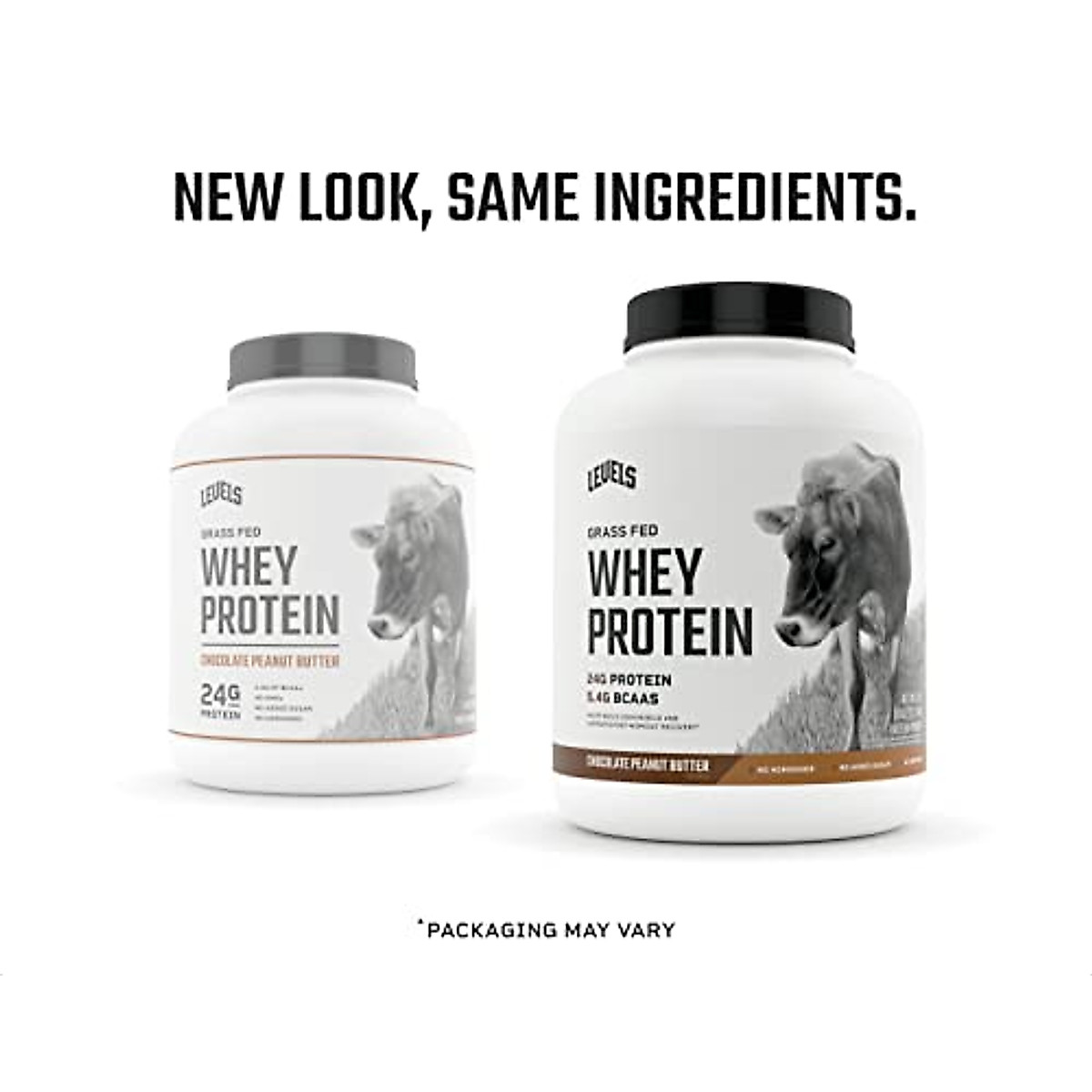 Levels Grass Fed 100% Whey Protein, No GMOs, Chocolate Peanut Butter, 5LB