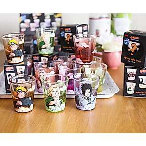 JUST FUNKY Naruto 2-Ounce Round Shot Glass Blind Pack | One Random