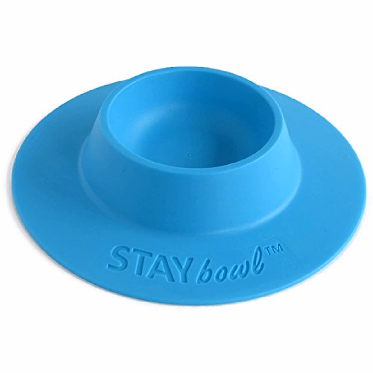 STAYbowl Tip-Proof Ergonomic Pet Bowl for Guinea Pig and Other Small Pets; 1/4-Cup Size; Sky Blue