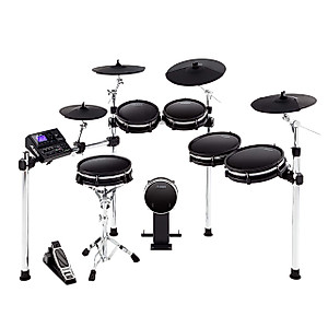 Alesis DM10 MKII Pro Kit + Strike Amp 12 | 10-Piece All-Mesh Electronic Drum Kit Bundled with 2000-Watt Ultra-Portable Powered Drum Speaker/Amplifier