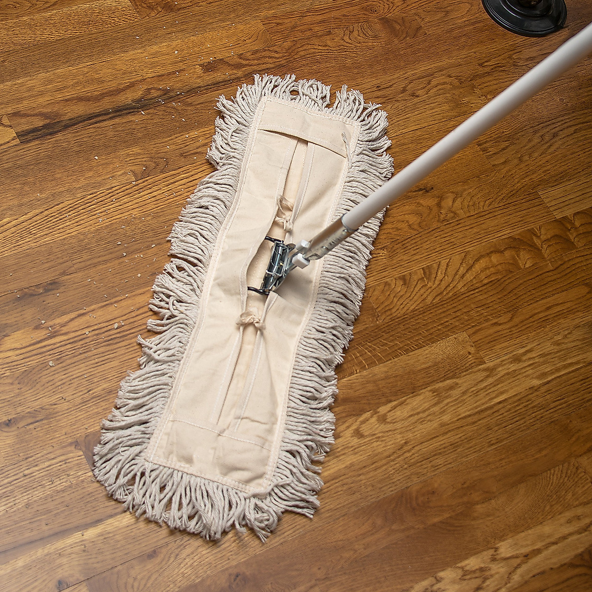 SPARTA Flo-Pac Dust Mop Tie Back for Cleaning, 24 X 5 Inches, Tan, (Pack of 12)