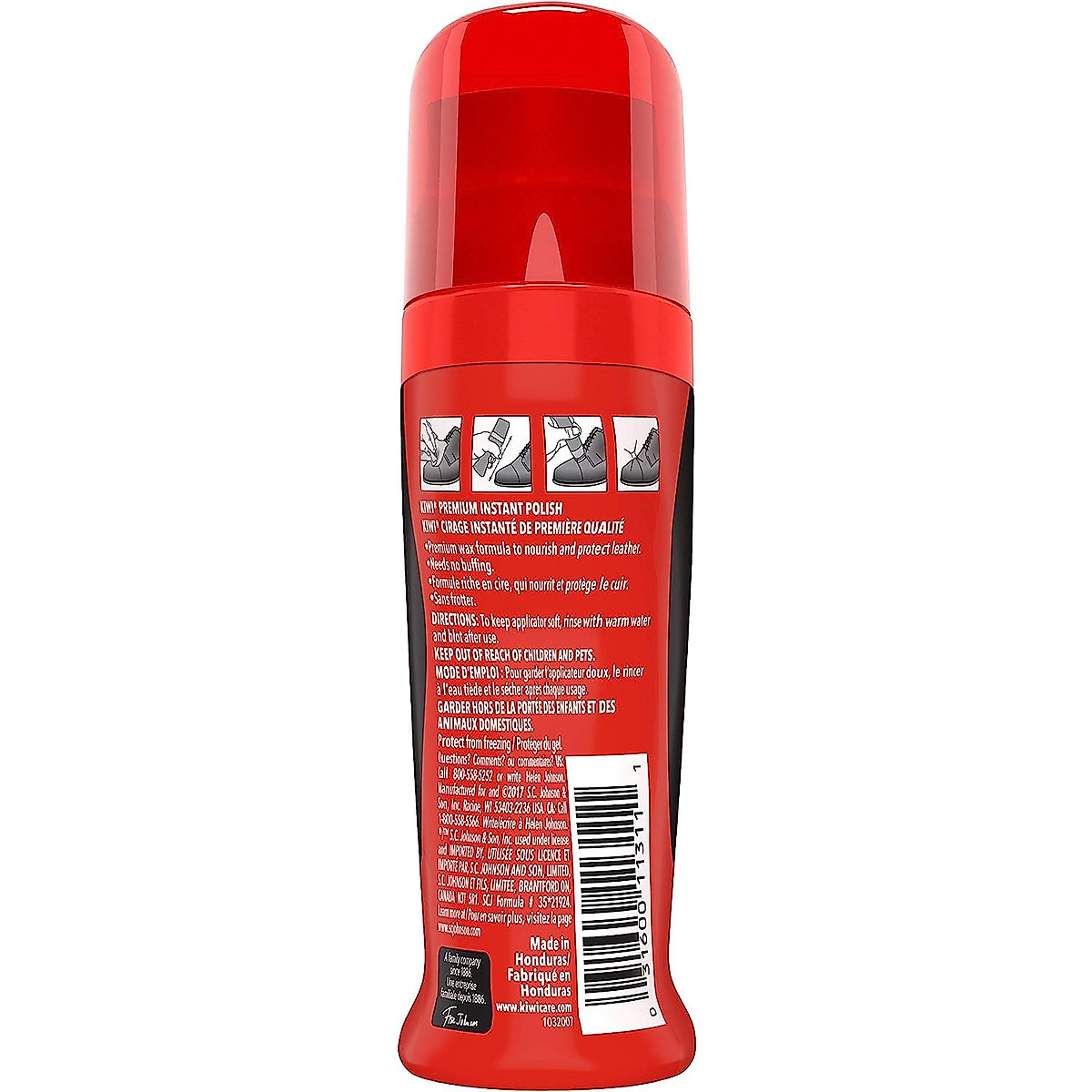 KIWI Color Shine Liquid Polish Black 2.5 FL. OZ.