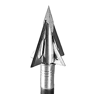 Slick Trick ViperTrick 3pk 125 Grain Stainless Steel, Silver