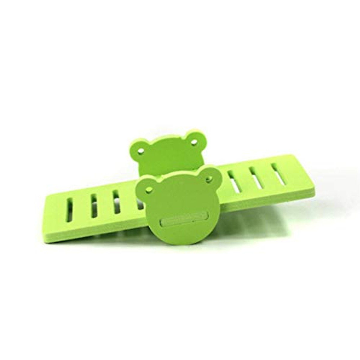 balacoo Wooden Toys Wooden Toys 3 Pcs Hamster Toys Wooden Seesaw Cartoon Frog Platform Climbing Toys Sport Exercise Toys for Hamster Mic Hedgehog Lizard Small Animals Green Chew Toys Chew Toys