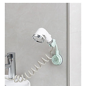 Adjustable Suction Cup Shower Head, Wall Mount Holder for Handheld Wand, Removable Handheld Showerhead