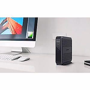 HUMAX HGD310 - DOCSIS 3.1 Cable Modem, Pairs with Any WiFi Router or Mesh WiFi, Approved for COX & Xfinity & Spectrum, Black, Max Internet Speed Plan 2000 Mbps