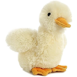 Aurora® Adorable Mini Flopsie™ Duckling Stuffed Animal - Playful Ease - Timeless Companions - Yellow 8 Inches