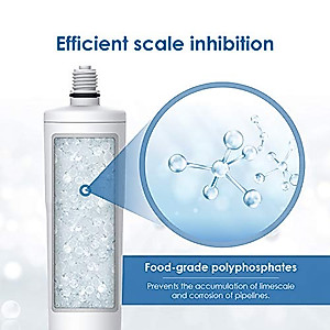 Waterdrop AP431 Replacement Cartridge for Aqua-Pure AP431 Hot Water Scale Inhibitor for AP430SS, Prevent Scale Accumulation and Protect Water Heaters, Pack of 1