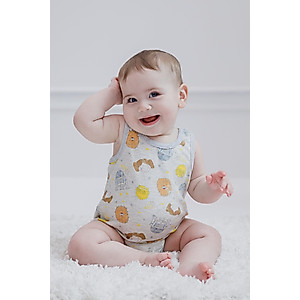 STAR WARS C-3PO Princess Leia Chewbacca R2 D2 Newborn Baby Girls Bodysuit and Romper Grey 0-3 Months