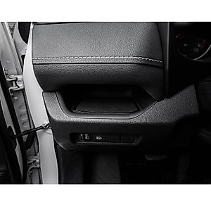 JDMCAR Liner Accessories Compatible with Toyota RAV4 2019-2024 2025 and 2021-2025 RAV-4 Prime, Custom Fit Cup Holder, Center Console, and Door Pockets Inserts Kit (Black Trim) - 15 PC Set