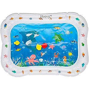 Hoovy Tummy Time Water Mat Baby Water Play Mat, Fill ‘N Fun Water Play Mat for Children and Infants, Fun Colorful, Play Mat Baby