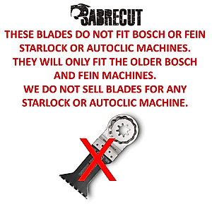 31 x SabreCut BB_PRK31 Premium OMT Mix Blades Case Compatible with Bosch Fein (Non-StarLock) MultiMaster Makita Milwaukee Genesis Chicago Craftsmen Nextec Rockwell Ryobi Hitachi Multi Tool Accessories