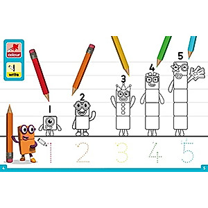 Numberblocks Colouring Fun: A Colouring Activity Book