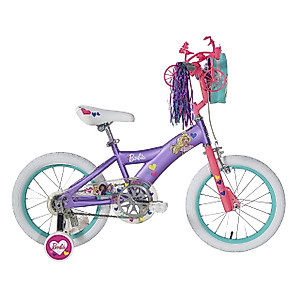 Dynacraft Barbie 16" Children's Bike Fun and Stylish Design, Sturdy and Durable, Perfect for Kids Learning to Ride, Easy to Assemble, Ideal for Young Riders