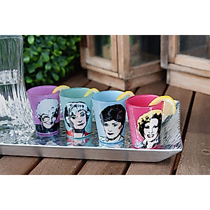 The Golden Girls 2-Ounce Character Mini Glasses | Set of 4