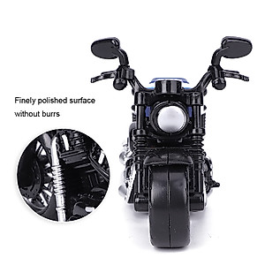 Motorbike Model, Alloy Small Motorcycle Model Pull Back Car Model Cake Ornaments