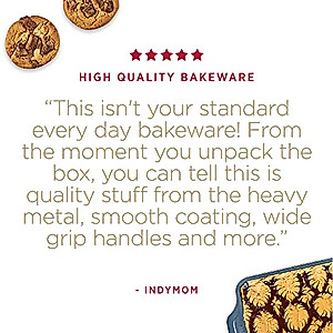 All-Clad Pro-Release Nonstick Bakeware Set 10 Piece Oven Safe 450F Half Sheet, Cookie Sheet, Muffin Pan, Cooling & Baking Rack, Round Cake Pan, Loaf Pan, Baking Pan Grey