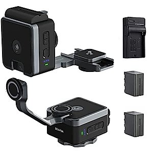 Zeapon PONS PT+ Battery + Charger Motorized Pan Head 2-Axis Gimbal Stabilizer for Cameras Slider 360 Degree Panoramic Shooting 50 kg Horizontal Load with Hidden 1/4 & 3/8 Screw Cap