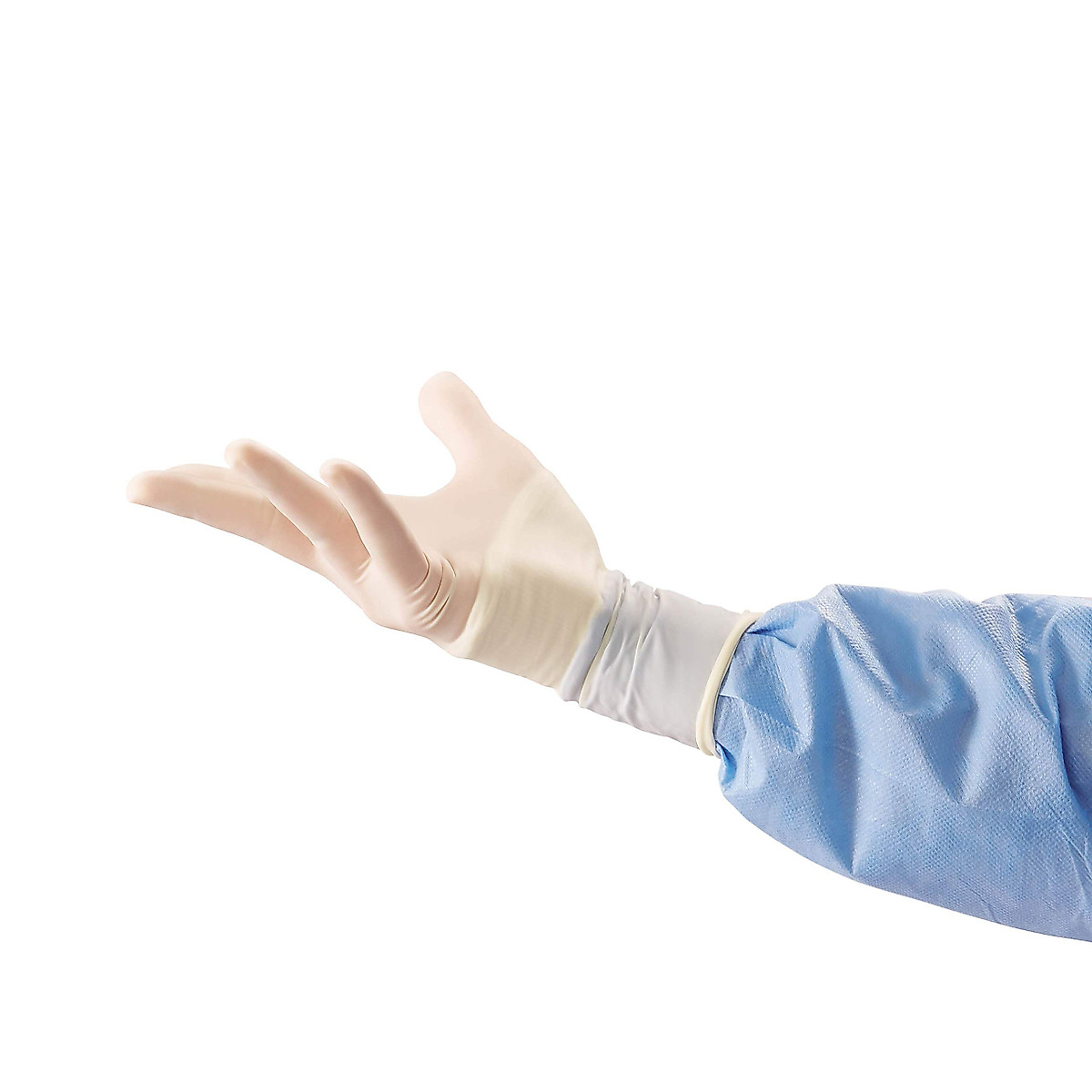 Medline SensiCare Surgical Gloves with Aloe Vera, Powder-Free, Sterile, Size 7, White (Pack of 100)