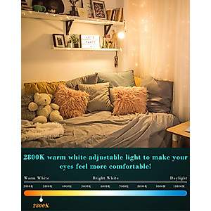 PACETAP 100W JDE11 120V Halogen Light Bulbs, 1200lm 2800K Warm White Dimmable Bulbs with E11 Mini Candelabra Base for Chandeliers, Ceiling Fan, Table Lamps, Cabinet Lighting (4)