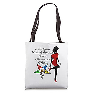 Order Of The Eastern Star OES Keep Your Standards Higher Tote Bag