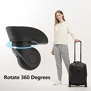 Watris Veiyi 2PCS Luggage Wheels Replacement, Left and Right Suitcase Wheels Replacement, Wheel Spare Part for Luggage Suitcase, 4.3 x 3.9 in (Non-Universal, Please Check The Dimensions Carefully)