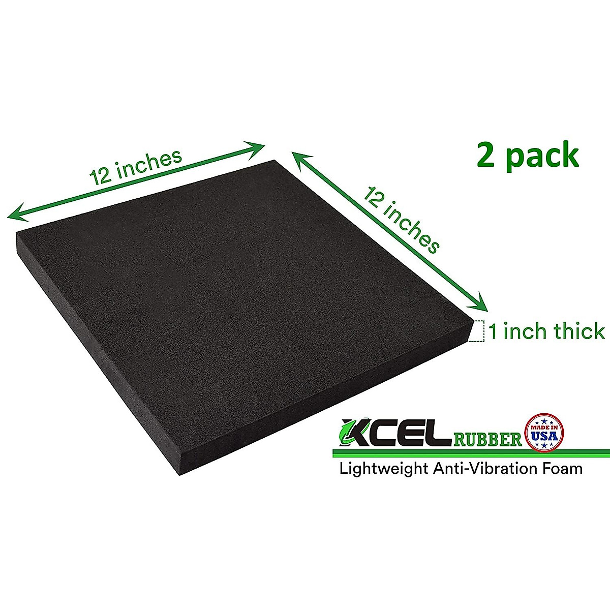 XCEL Lightweight and Versatile Foam Rubber pad, Acoustic Foam, Anti Vibration Acoustic Pads, Foam Pad, Perfect Anti Vibration pad for Washing Machines
