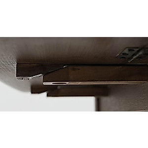 Jofran Eastern Tides Drop-Leaf Coastal Dining Table, Brushed Bisque