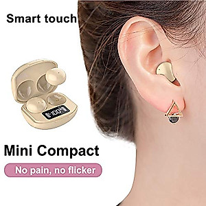#t0S370 Bluetooth 5 0 Wireless Girl Fashion Sports Earbuds Mini Twins Earphone Mic
