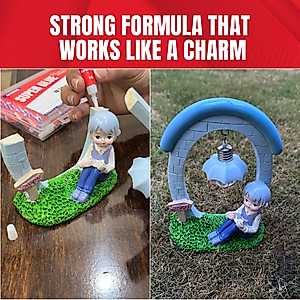 1 Gram (Pack of 24) Single use Super Glue All Purpose, Super Fast, Thick & Strong Adhesive Superglue, Cyanoacrylate Glue for Hard Plastics, DIY Craft, Ceramics, Frame, Leather, Metal Etc