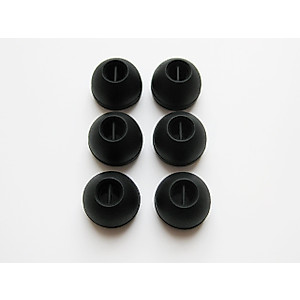 6pcs - (M) Medium Replacement Set Earbuds Eartips Compatible with Sennheiser IE Series, CX Series, CXC Series, CXL Series, OCX Series, and MM Series in Ear Earphone Headsets