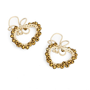 Art Of Creation Ghungroo For Kathak Dancing Bells 25 + 25 Tied In Cotton Cord Anklte Pair Classical Bharatnatayam Indian Traditional Ghungru 50 Big Bells From India