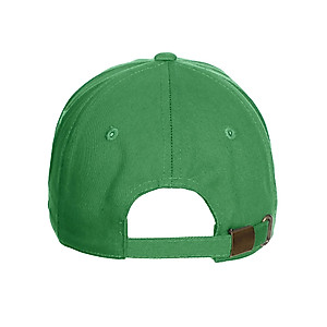 Daxton St. Patrick Day Lucky Clover Baseball Dad Hat, Clover Kelly Green Hat