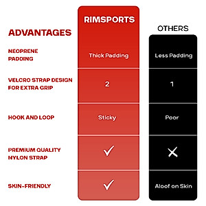 RIMSports Foot Stretcher and Calf Stretcher - Leg Stretcher Strap for Plantar Fasciitis and Achilles Tendonitis, Foot & Leg Stretch Strap for Hamstring, Leg Stretching Straps for Dancers and Yoga