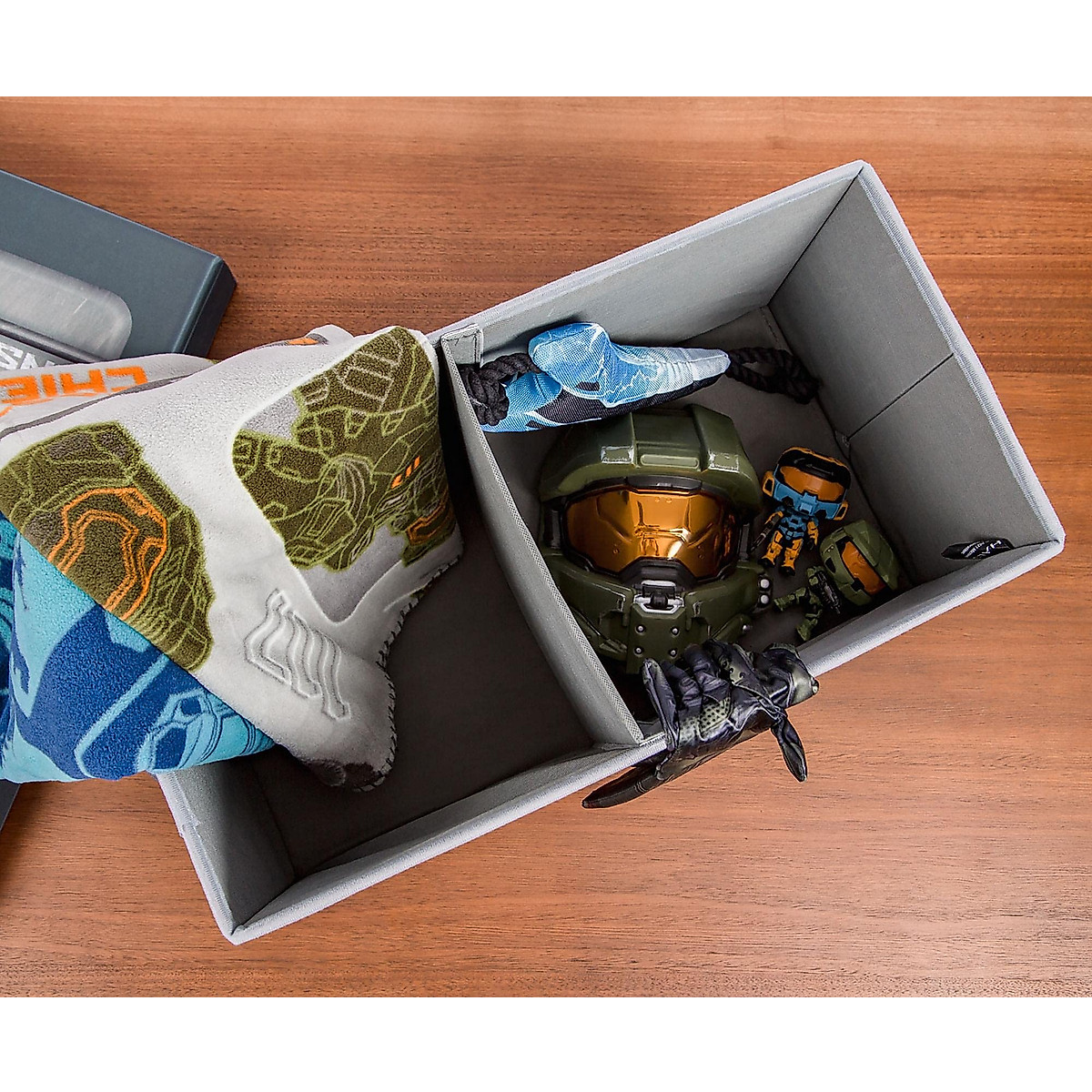 Halo UNSC Footlocker Foldable Storage Bin | 24 x 12 Inches