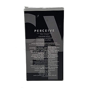 Avon Perceive Cologne Spray for Men 3.4 oz – Fresh Aromatic Scent with Sparkling Citrus, Sage, and Cedarwood – Clean and Long-Lasting Fragrance