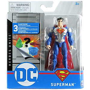 DC Heroes Unite 2020 Superman with Silver Armor 4-inch Action Figure by Spin Master