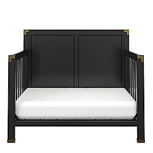 Baby Relax Miles 5-in-1 Convertible Crib, Black