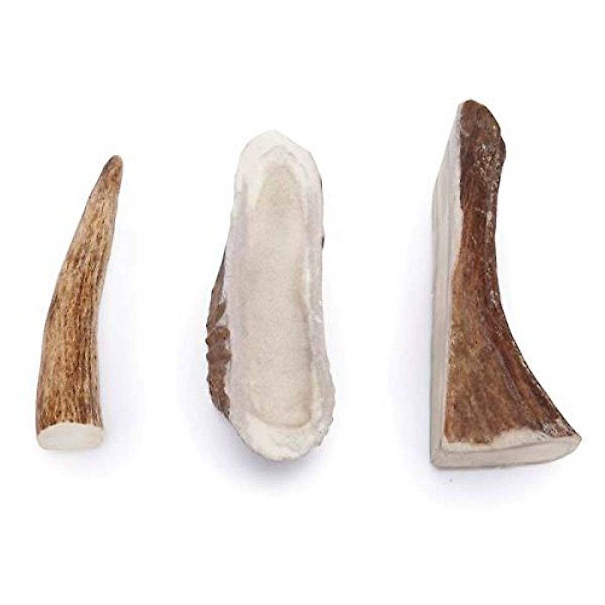Ranch Rewards ELK Antler Dog Dental Chews Natural Way to Clean Your Dog's Teeth Bulk Too!(Small - 4" to 5" 3 Antlers)